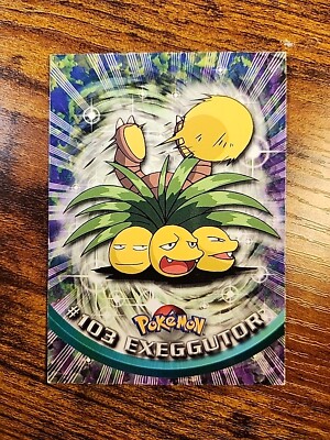 Exeggutor Holo - Topps Series 2 #103 1998 TV Animation Edition Blue ...