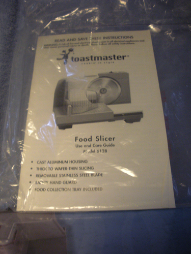 TOASTMASTER FOOD SLICER #6128 - NIB | eBay