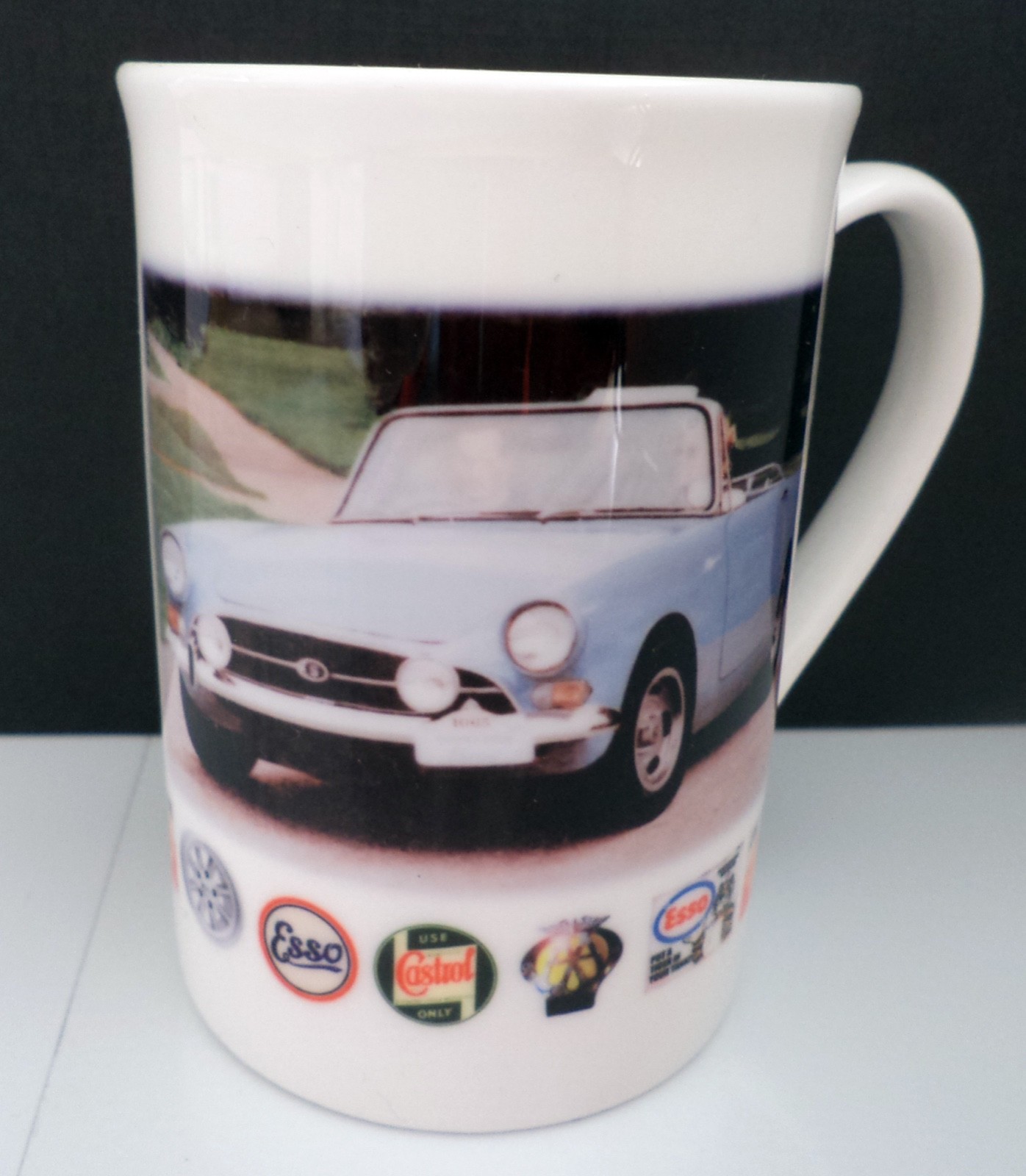 Personalised Car Mug, Bone China Personlised Classic Car Mug, Any ...