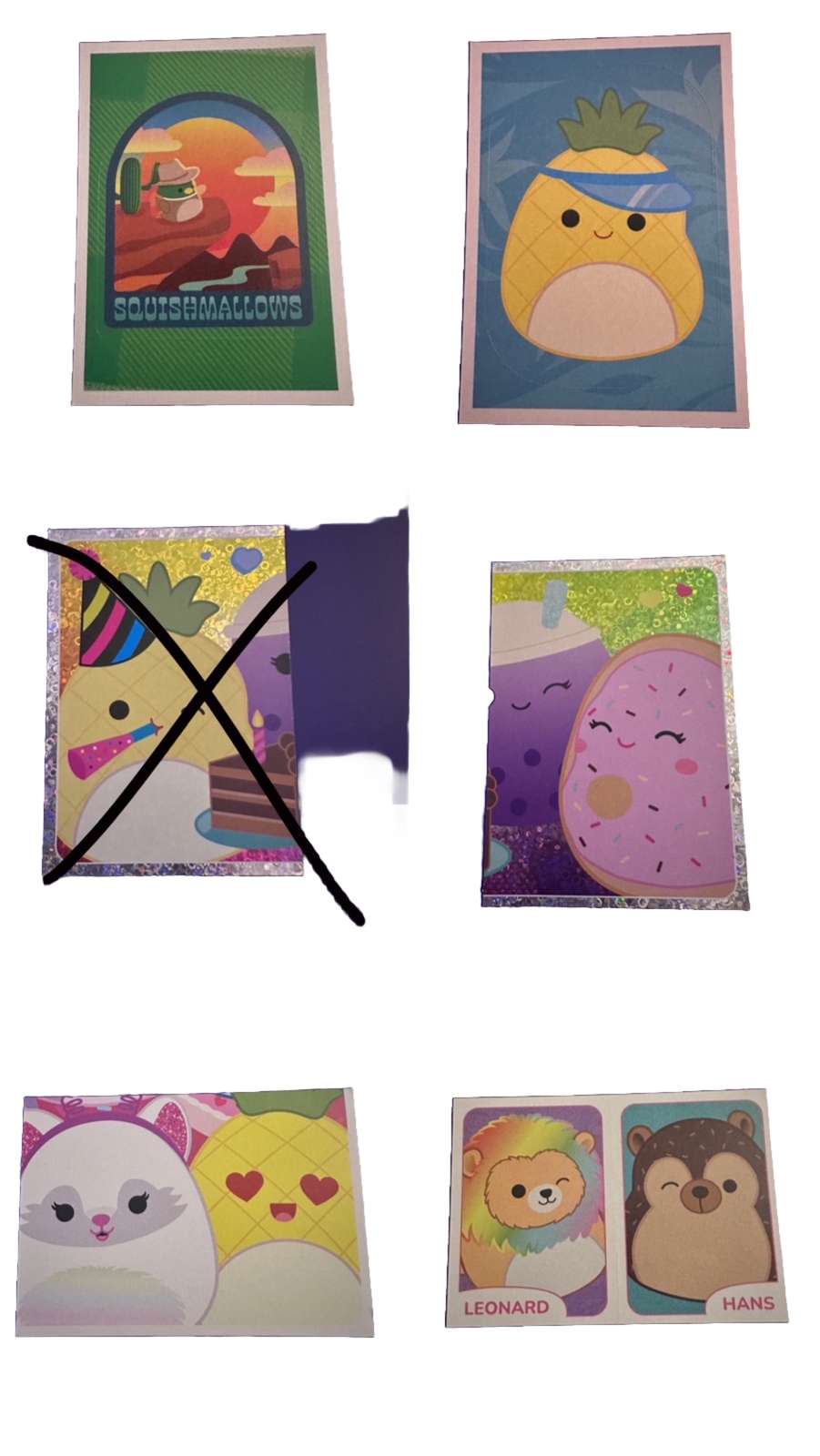 Squishmallow Panini Stickers - Individual Sticker. *read description ...