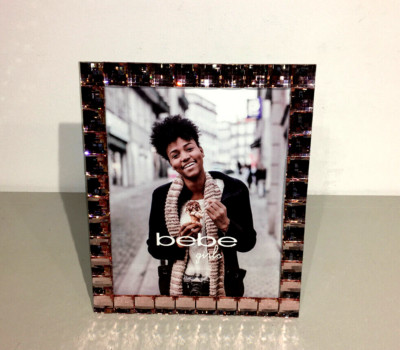 BEBE GIRLS PINK SQUARE PRISM BORDER PHOTO FRAME 8" X 10" (NEW) | eBay