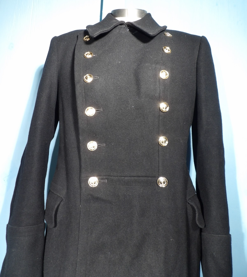 SOVIET USSR MILITARY NAVY OFFICER WOOL OVERCOAT SHINEL | eBay