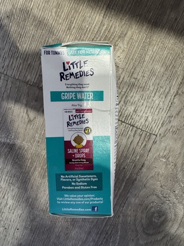 Little Remedies Gripe Water Supplement Stomach Discomfort Relief Liquid ...