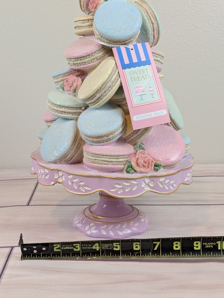 SWEET TREATS Pastel Macarons Tree On Pedestal. Spring, Wedding, Decor ...