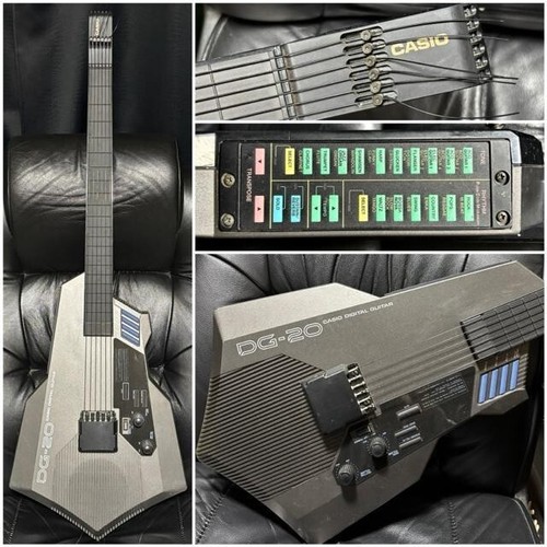 Casio DG-20 Digital Guitar Synthesizer Vintage 1980s Rare Tested ...