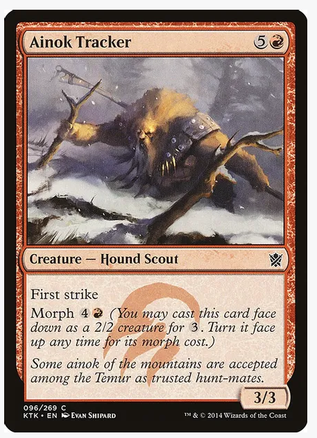 Ainok Tracker - Khans of Tarkir (KTK) PLAYSET (x4) Magic the Gathering ...