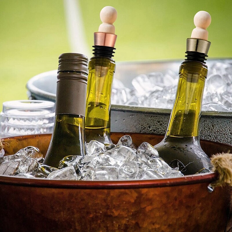 20Pieces Blank Bottle Stopper with Threaded Post for Wood Turning ...