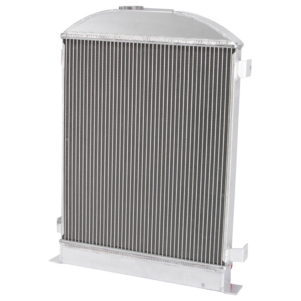 4-Row Aluminum Radiator For 1928-1931 1929 Ford Model A Grill Shells V8 ...