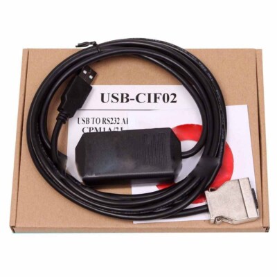 For Omron USB-CIF02 USBCIF02 PLC COMMUNICATION 3M CABLE | eBay