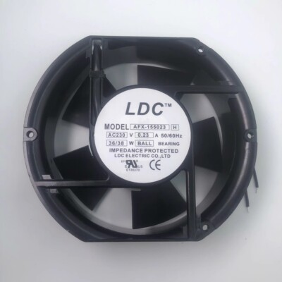 LDC AFX-155023 H 17251 AC230V 0.23A 36/38W 17CM Metal Cooling Fan | eBay