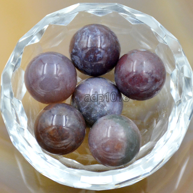 16mm Natural Gemstone Round Ball Crystal Healing Sphere Rock Stones ...