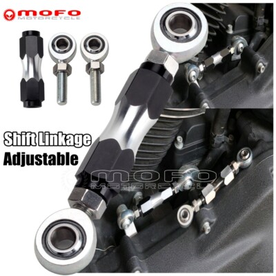 For Harley Softail Dyna Adjustable Shift Linkage Mid Controls Shifter ...