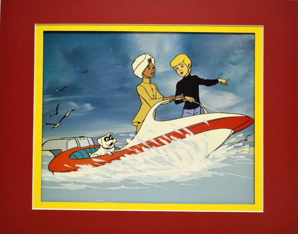 JONNY QUEST, HADJI & BANDIT Print Professionally Matted HB | eBay