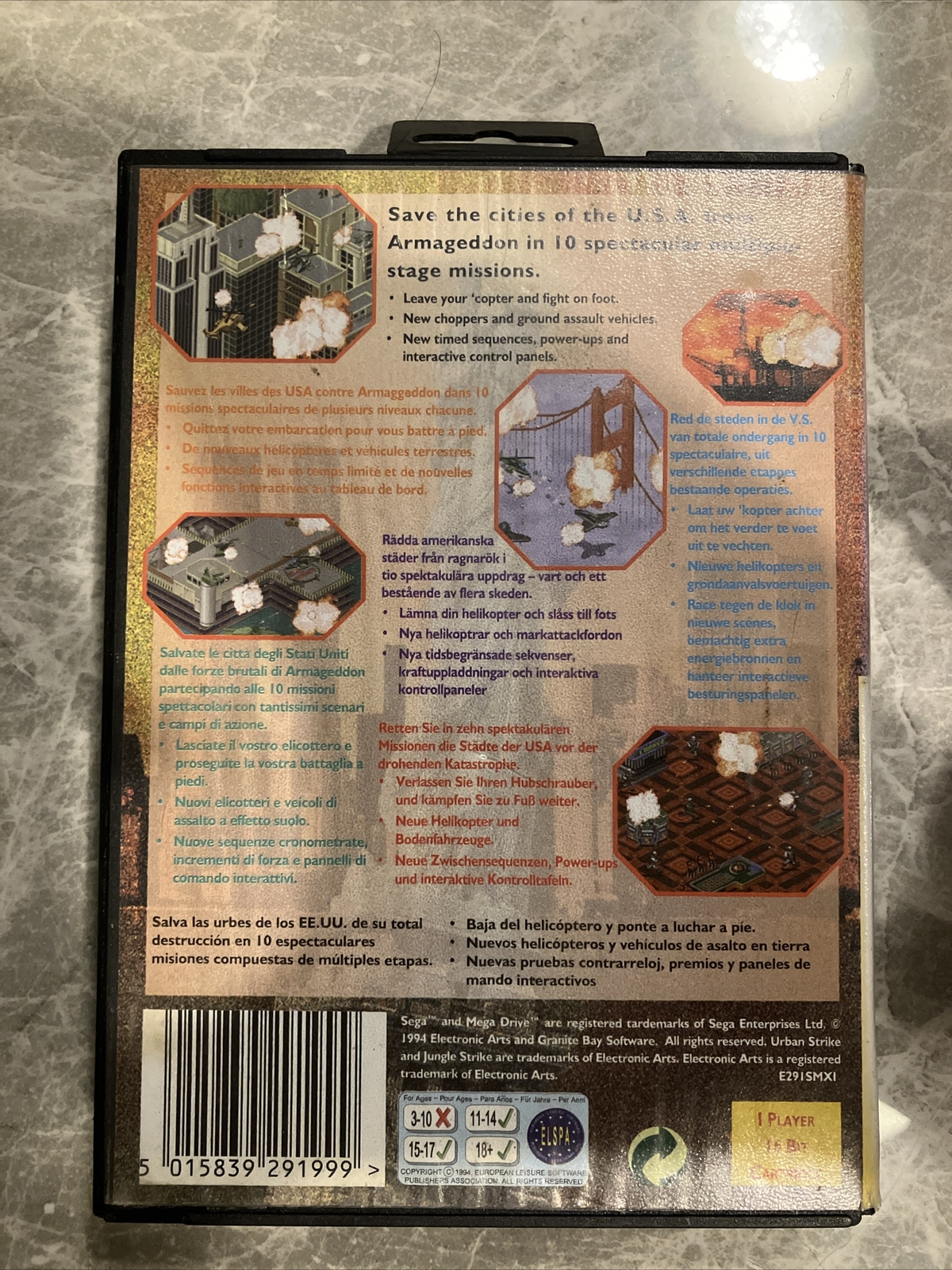 Urban Strike Sega Megadrive Game - Boxed | eBay