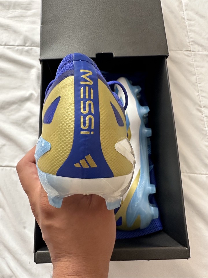 Adidas X Crazyfast Messi Elite FG Mens Soccer Cleats ID0710 Blue White ...