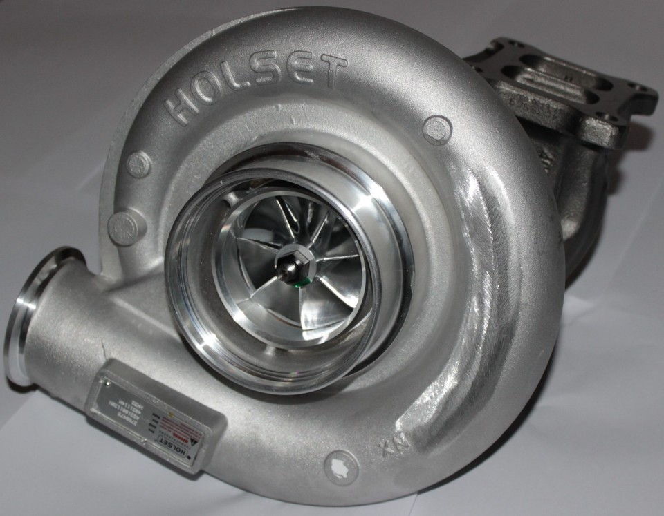 Genuine billet Holset HX52 11cm twin scroll 900bhp+ capable quick ...