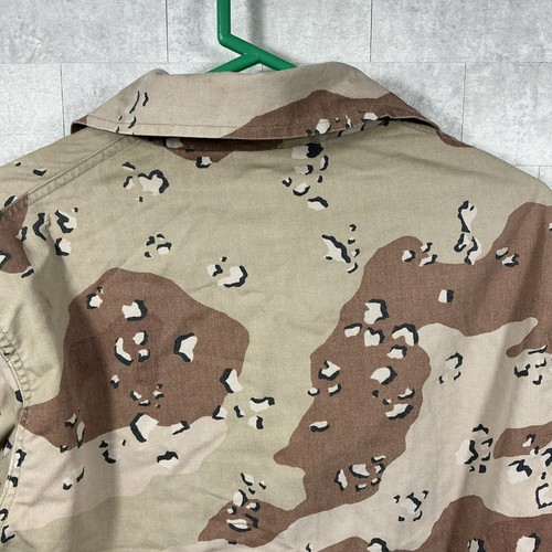 Original 1983 US Army 6-Color Desert Camo Chocolate Chip DBDU Shirt Med ...
