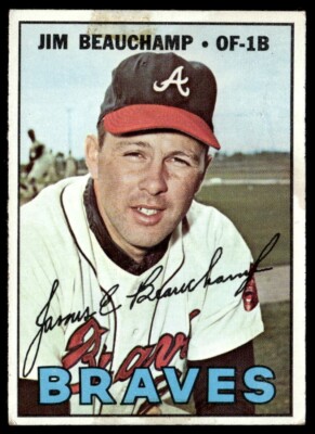 1967 Topps Baseball #307 Jim Beauchamp Atlanta Braves | eBay