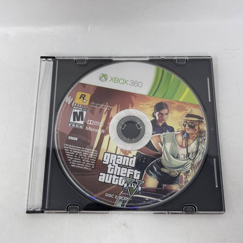 Tested Works Grand Theft Auto V GTA 5 Five (Xbox 360, 2013) Disc 2 Only ...