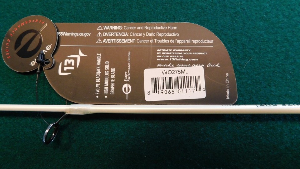 13 FISHING - Whiteout - Ice Fishing Rod WO275ML | eBay