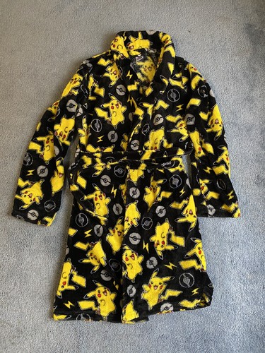 Youth size large Pokémon Pikachu fleece robe | eBay