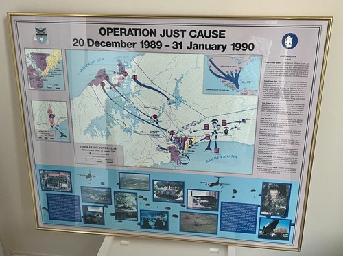 Operation Just Cause - Military War Map - American Invasion of Panama ...