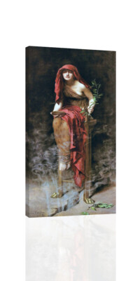 John Collier, Priestess of Delphi - CANVAS OR PRINT WALL ART | eBay