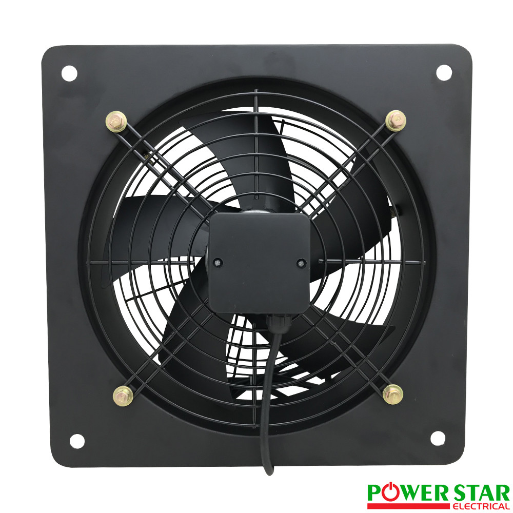 N Industrial Ventilation Extractor Metal Axial Exhaust Air Fan 8/10/12 ...