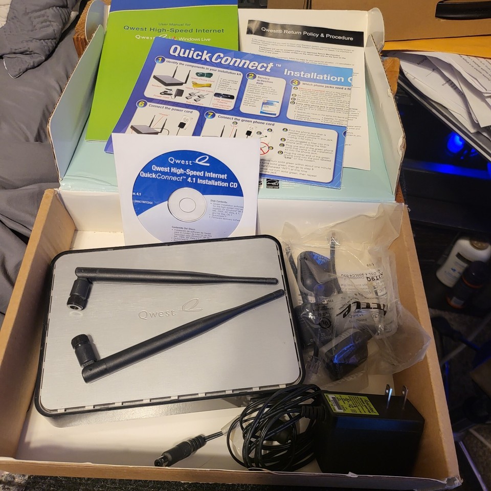 Actiontec Q1000 4-Port Gigabit Wireless N Router | eBay