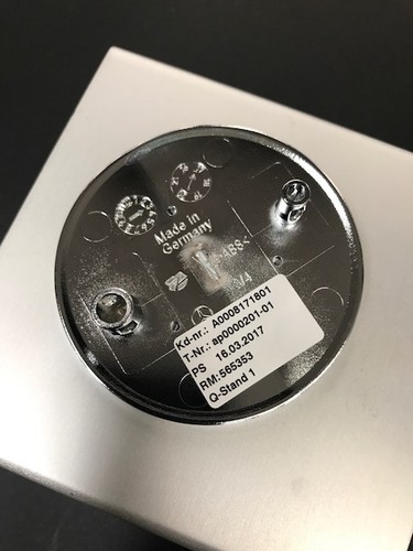 Genuine Mercedes-Benz Black Wreath Flat Bonnet Badge A0008171306 | eBay UK