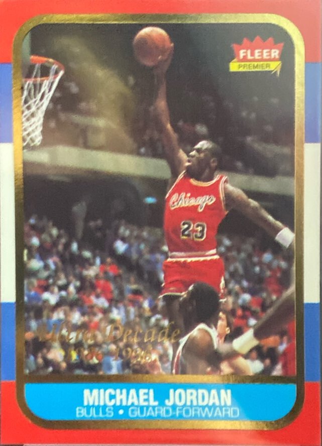 “1986-87 Fleer Premier Michael Jordan Rookie Card” | eBay