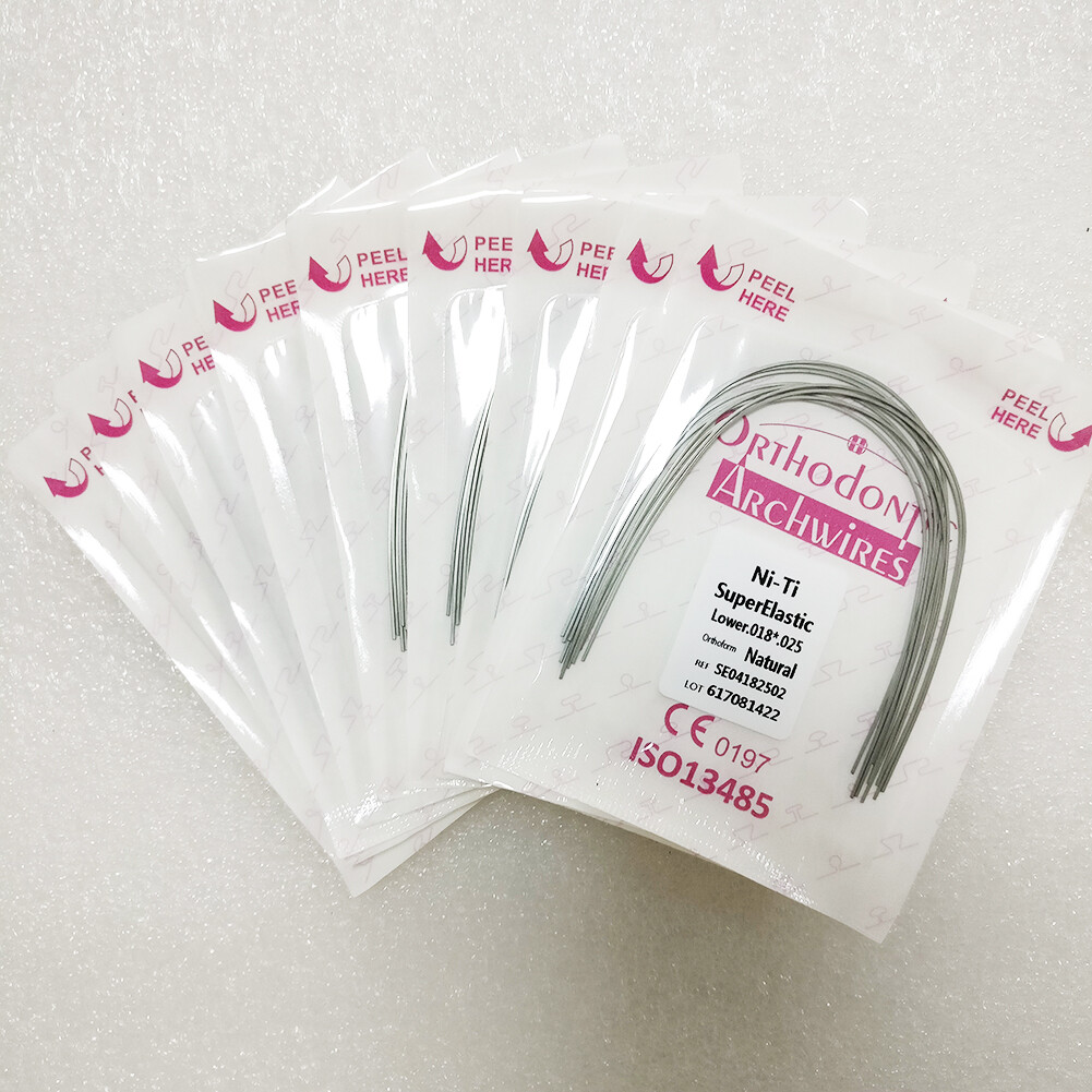 [US]Dental NITI Orthodontic Arch Wires natural U/L Rectangular archwire ...