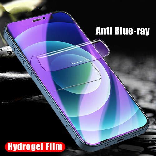 Anti Blue-Ray Hydrogel Film Screen Protector For iPhone 14 13 12 11 7 8 ...
