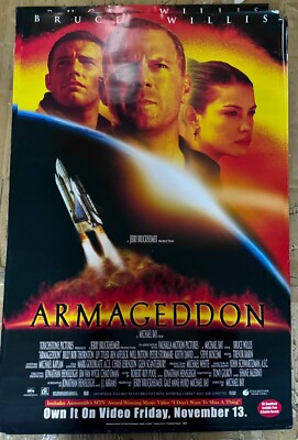 Armageddon - Video Store Movie Poster - NEW - Original - 27" x 40" | eBay
