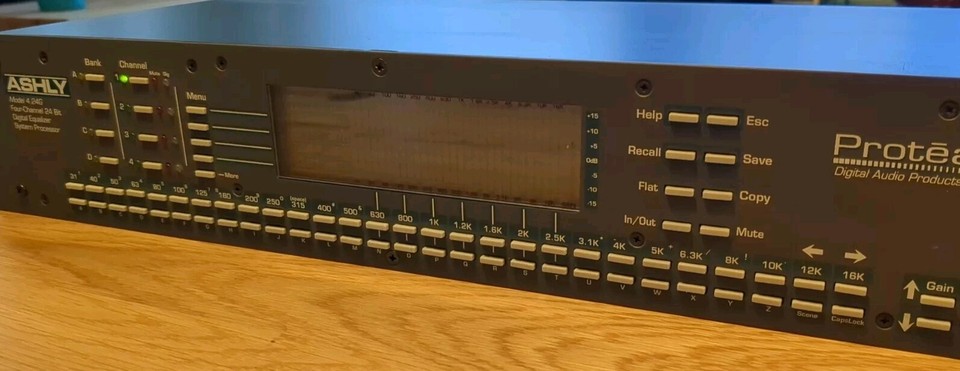 Ashly Protea 4.24GS Digital Audio Processor Four Channel Ashley Audio ...