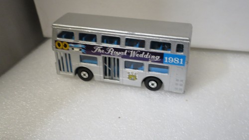MATCHBOX KINGSIZE LONDON BUS 1981 ROYAL WEDDING PRINCE OF WALES AND ...