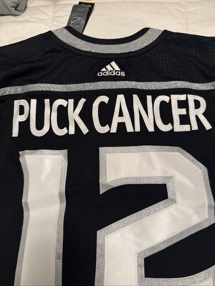 Adidas NHL Los Angeles Kings #12 Puck Cancer Awareness Hockey Jersey ...
