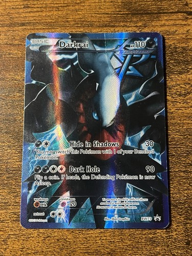 Pokemon TCG Darkrai BW73 Black Star Promo 2013 Black & White Full Art ...