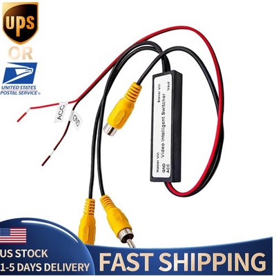 2-in-1 Car RCA Video Switcher – Auto Switch Between Front and Rear ...