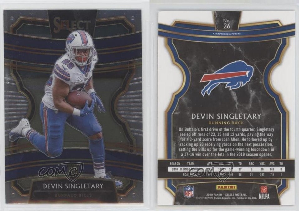 2019 Panini Select Concourse Devin Singletary #26 Rookie RC 06gz | eBay