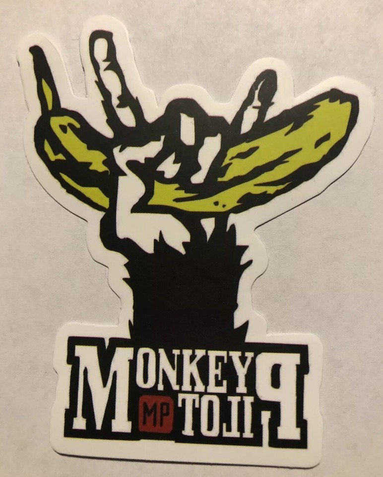 MP Monkey Pilot Humor Decal For Skateboard Laptop Guitar Decal Sticker ...