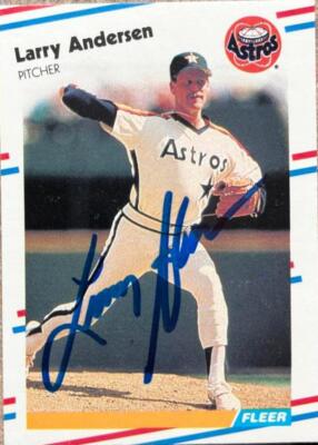 Larry Andersen Autographed 1988 Fleer #438 | eBay