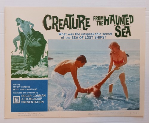 CREATURE FROM THE HAUNTED SEA 1961 ROGER CORMAN Original Movie Lobby ...