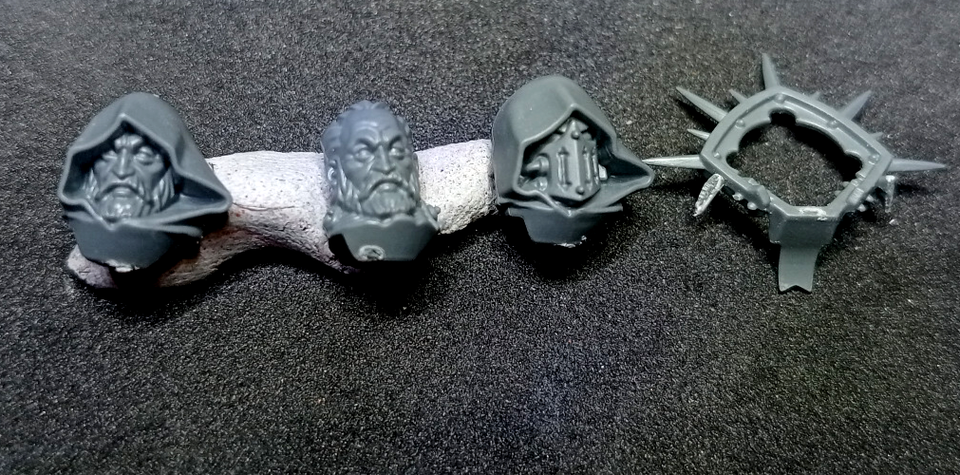 Warhammer 40k bits Space Marines- Dark Angels Lion El'Johnson head and ...