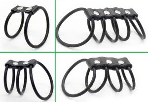 Silicon Penis Ring Sleeve Scrotum Holder Lockdown Chastity Impotence ...