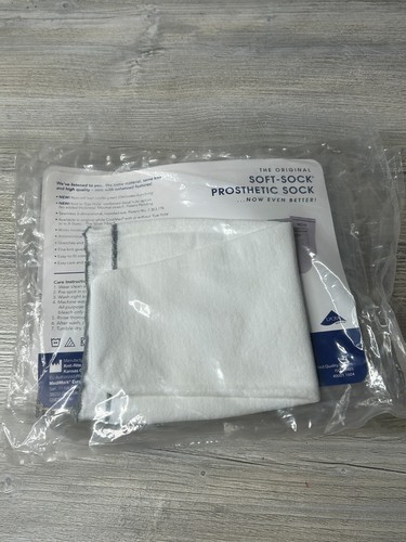(4) New Knit-Rite Soft Sock Prosthetic Sock Sz #1,#2 X 10-14 3Ply Hole ...