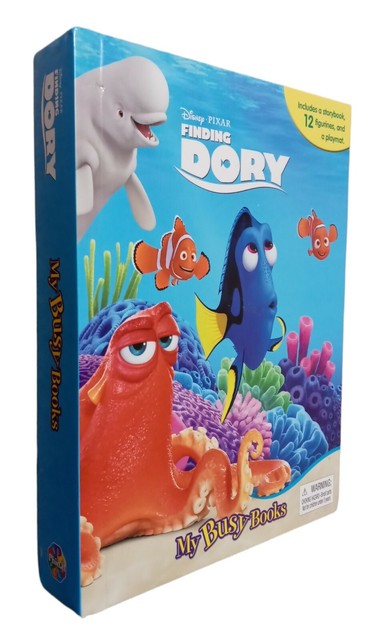 Disney Finding Dory My Busy Books 12 Figures Playmat Nemo Bailey Hank ...