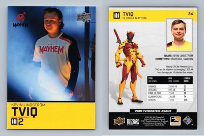 TVIQ - Florida Mayhem #24 Overwatch League 2019 Upper Deck Trading Card ...