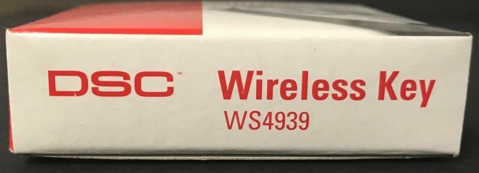 Brand New DSC WS4939 Wireless 4-Button Remote Alarm Keyfob, Battery ...