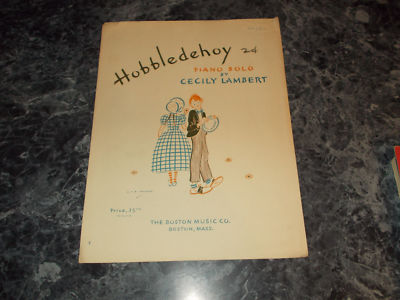 Hobbledehoy Piano Solo by Cecily Lambert | eBay
